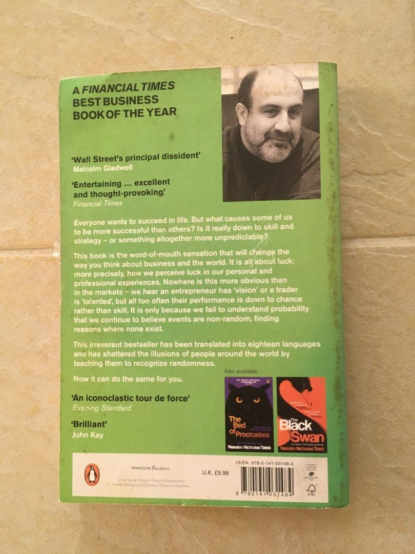 Fooled by Randomness by Nassim Nicholas Taleb, Hobbies & Toys, Books ...