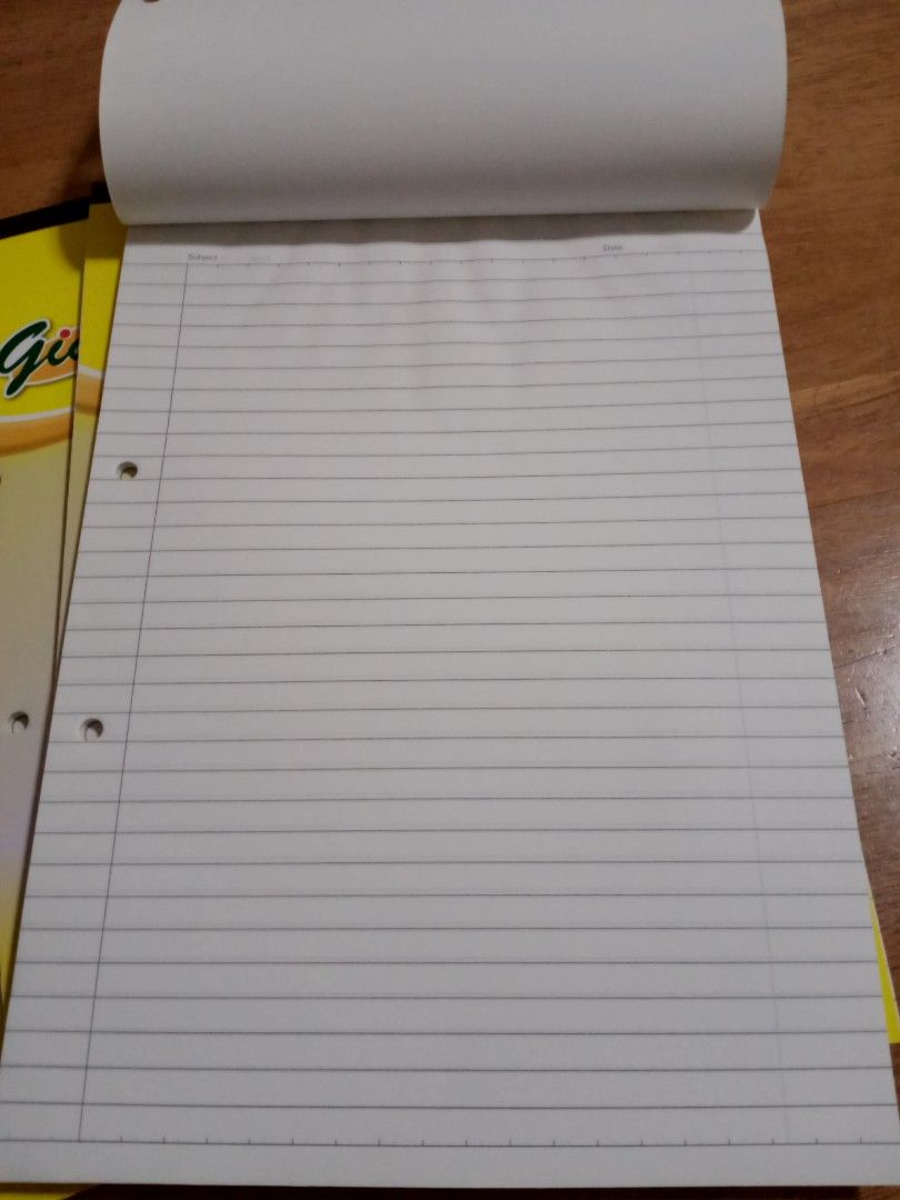 Foolscap/ Lecture Pad, Hobbies & Toys, Stationery & Craft, Stationery ...