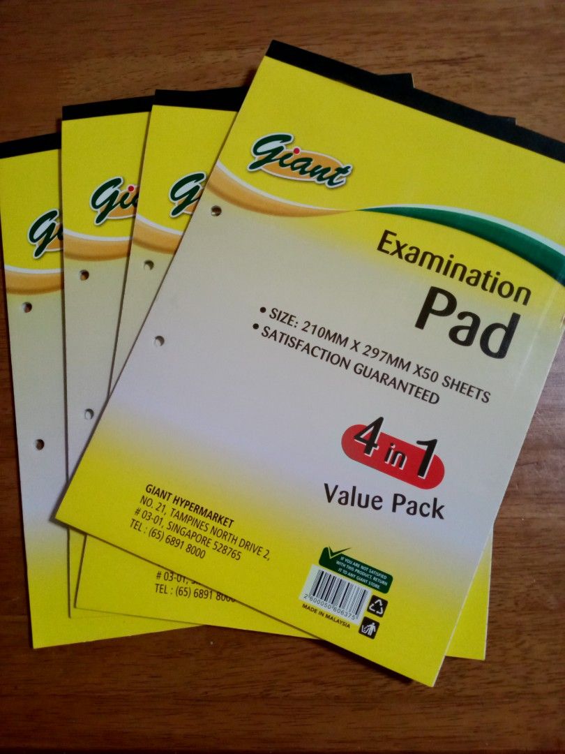 Foolscap/ Lecture Pad, Hobbies & Toys, Stationery & Craft, Stationery ...