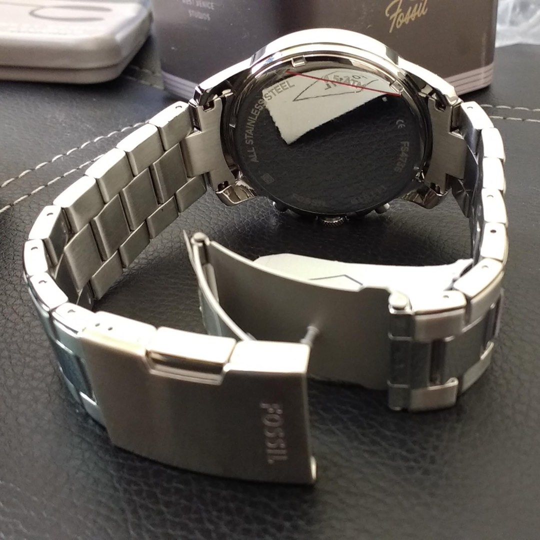 Fossil Men Watch FS4736 44mm case diameter, Luxury, Watches on Carousell