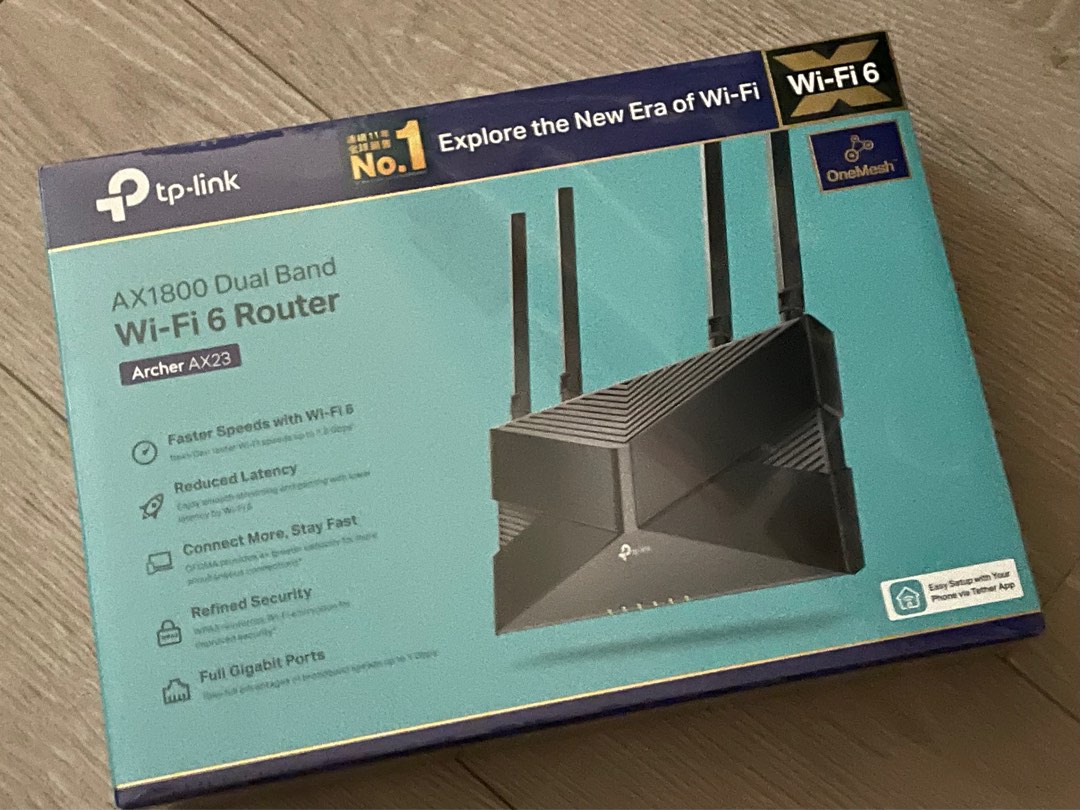 FS: Brand new TP Link AX1800 dual band wifi 6 router, 電腦＆科技, 電腦周邊及配件 ...