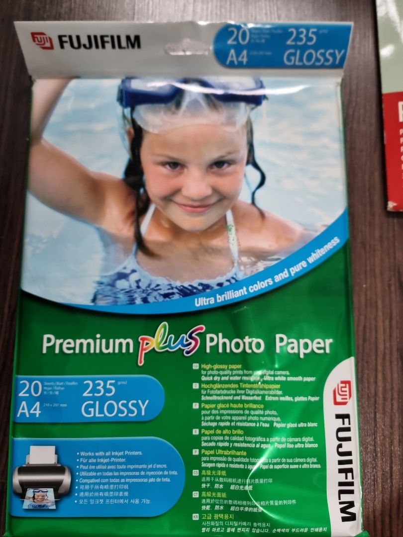 Fujifilm Premium Photo Paper A4, Computers & Tech, Printers, Scanners ...