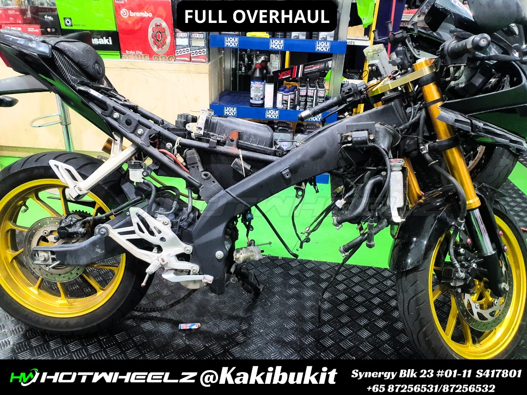 FULL OVERHAUL-YAMAHA R15 V3, Motorcycles, Motorcycle Accessories on ...