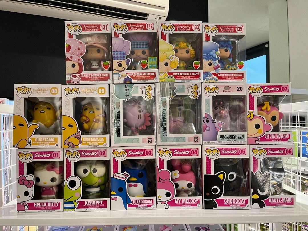 Funko Pop! Hello Kitty Troll aggretsuko strawberry shortcake Muppets ...