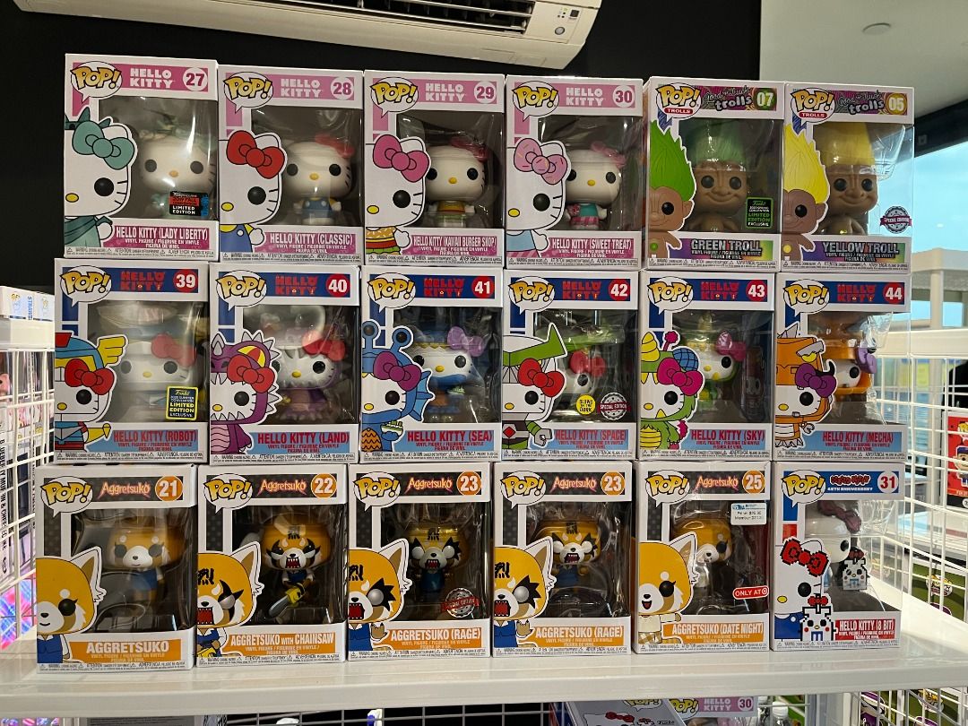 Funko Pop! Hello Kitty Troll aggretsuko strawberry shortcake Muppets ...