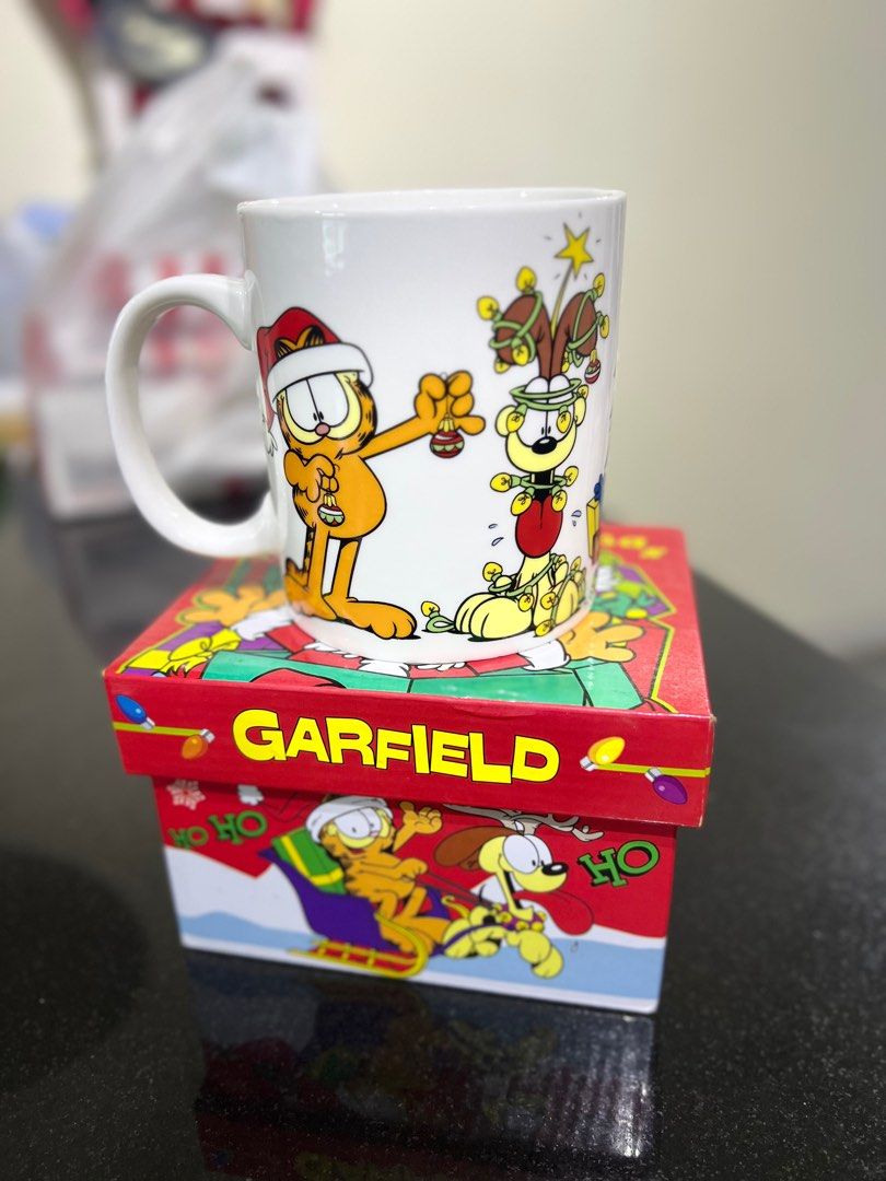 Garfield Mug, Furniture & Home Living, Kitchenware & Tableware, Coffee ...
