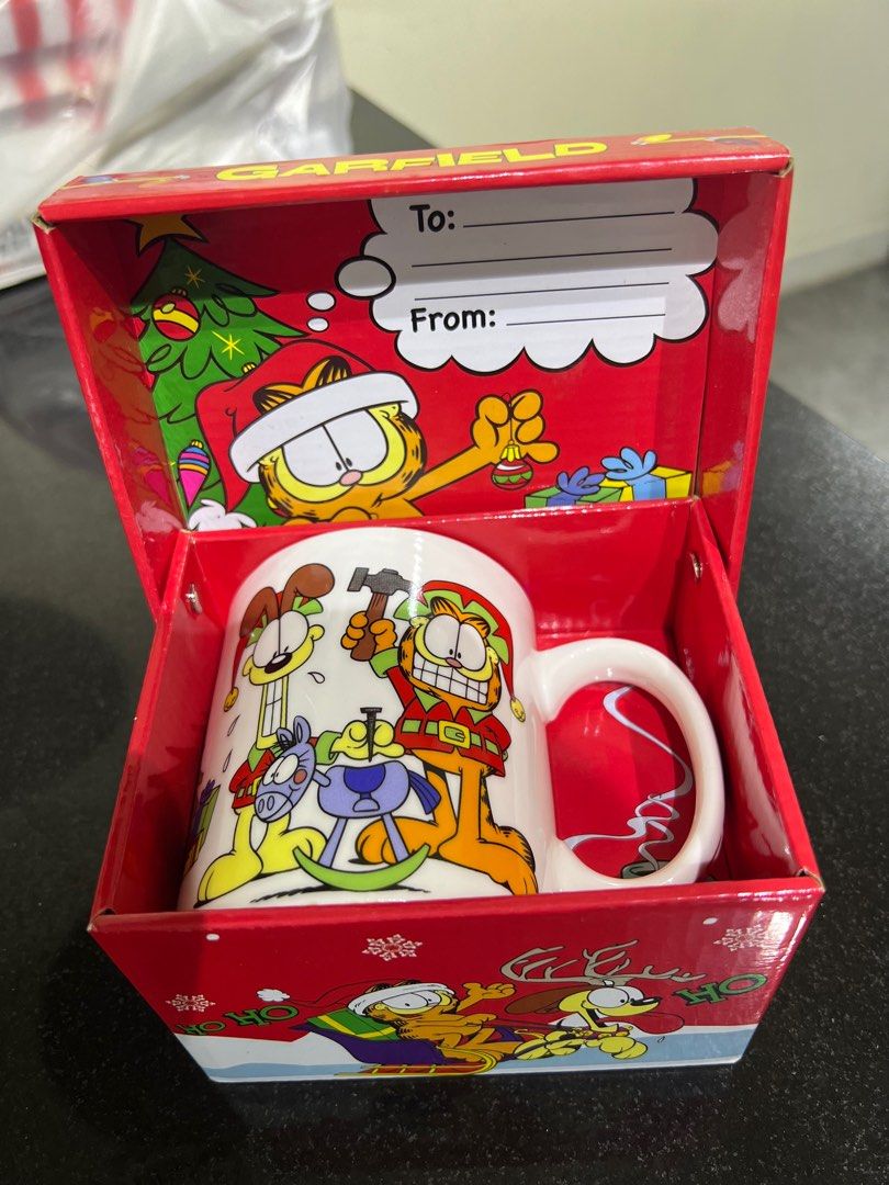 Garfield Mug, Furniture & Home Living, Kitchenware & Tableware, Coffee ...