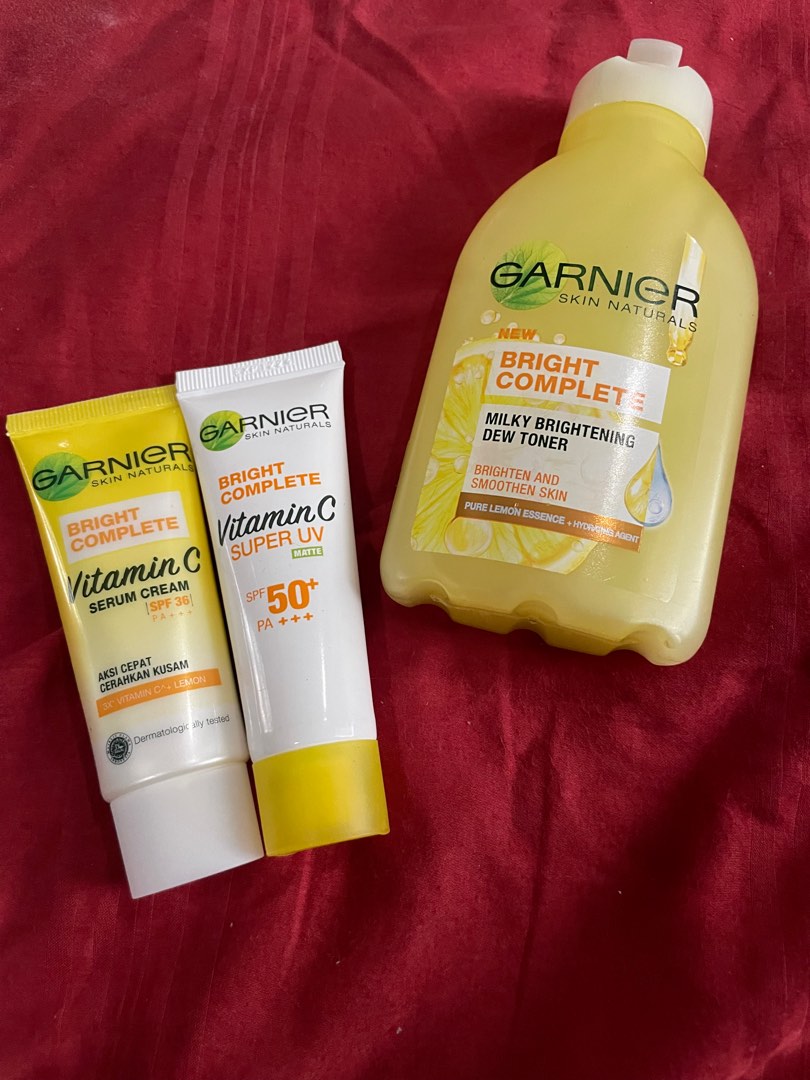 Garnier Set, Beauty & Personal Care, Face, Face Care on Carousell