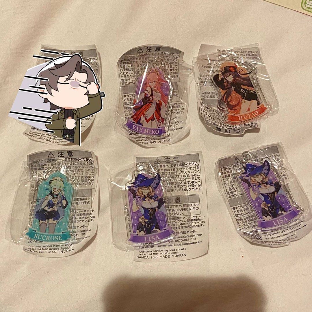 Genshin Gacha Charms, Hobbies & Toys, Memorabilia & Collectibles, Fan ...