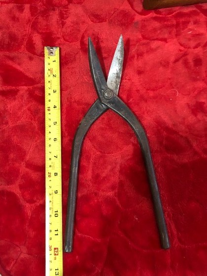 Vintage Giant Cutter Japanese Kanji Scissors on Carousell