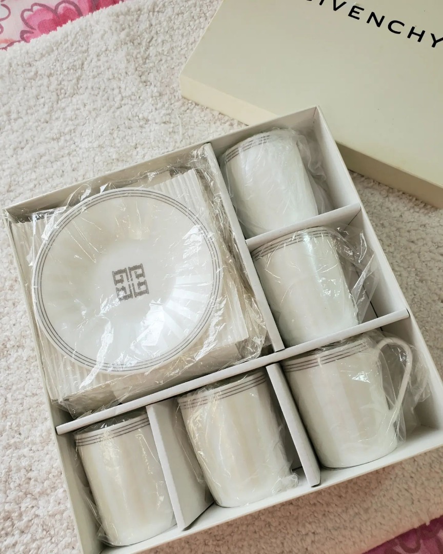 Givenchy cups and saucers, Furniture & Home Living, Kitchenware ...