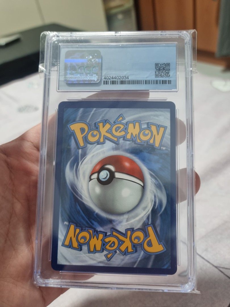 Grass Energy 2021 Slab | Pokemon Full Art | Gold Grass Energy | Fusion Strike| PSA Slab | PSA 9 ...