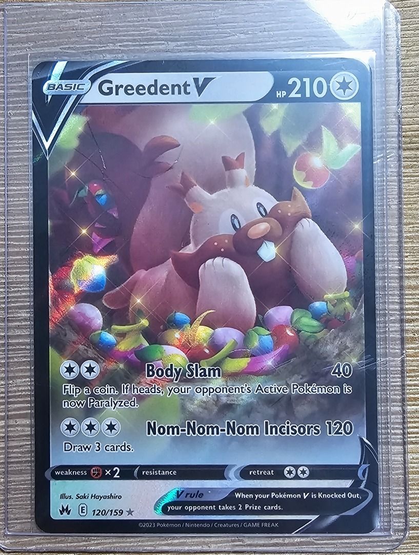 Greedent V - Crown Zenith 120/159, Hobbies & Toys, Toys & Games on ...