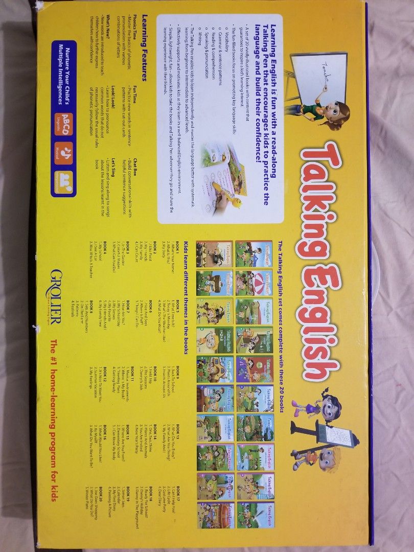 Grolier Talking English, Hobbies & Toys, Books & Magazines, Children's ...