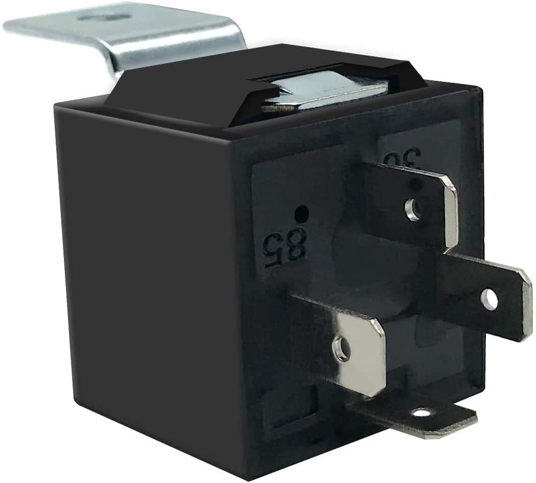 GTIWUNG 1 Pack 12V 40A JD1912 Car Relay Harness, 4 Pin SPST Relay for ...
