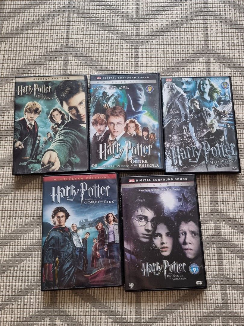 Harry Potter DVDs Clearance Sale!, Hobbies & Toys, Music & Media, CDs ...