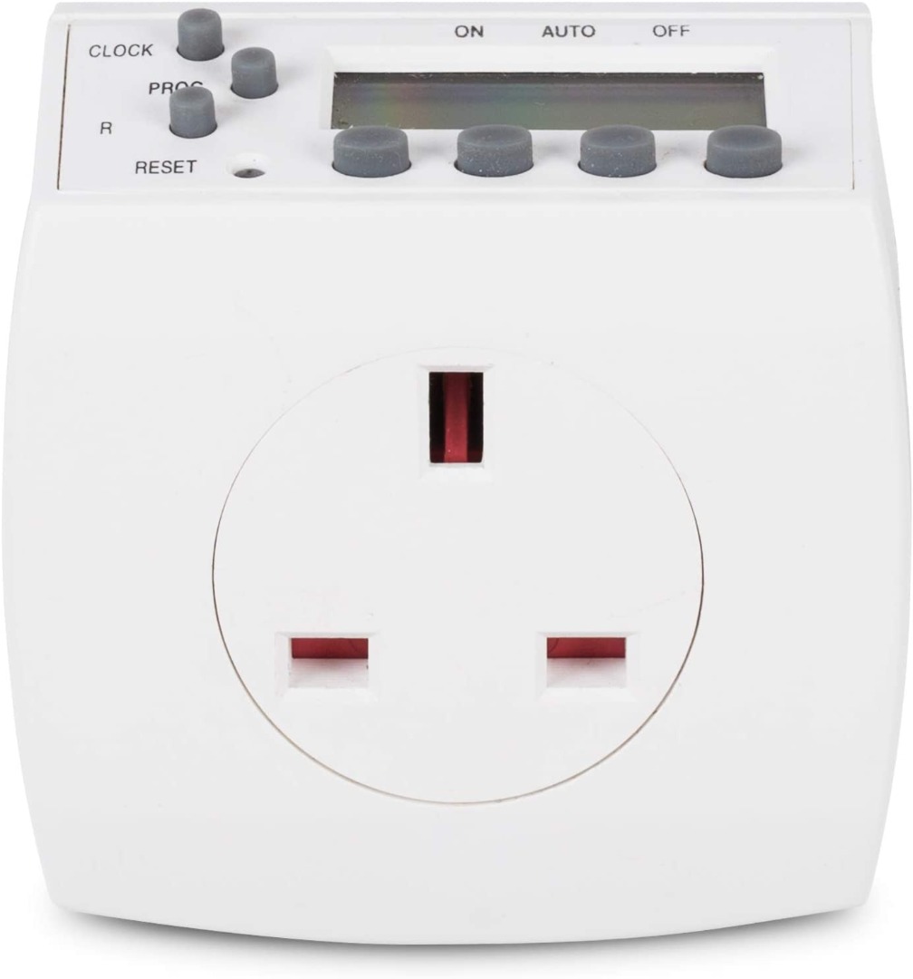 HBN Digital Electronic Timer Socket Plug with 8 On-Off Programs ...