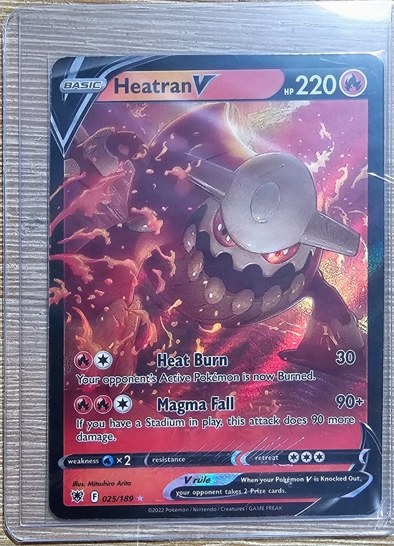 Heatran V - Astral Radiance 025/189, Hobbies & Toys, Toys & Games on ...