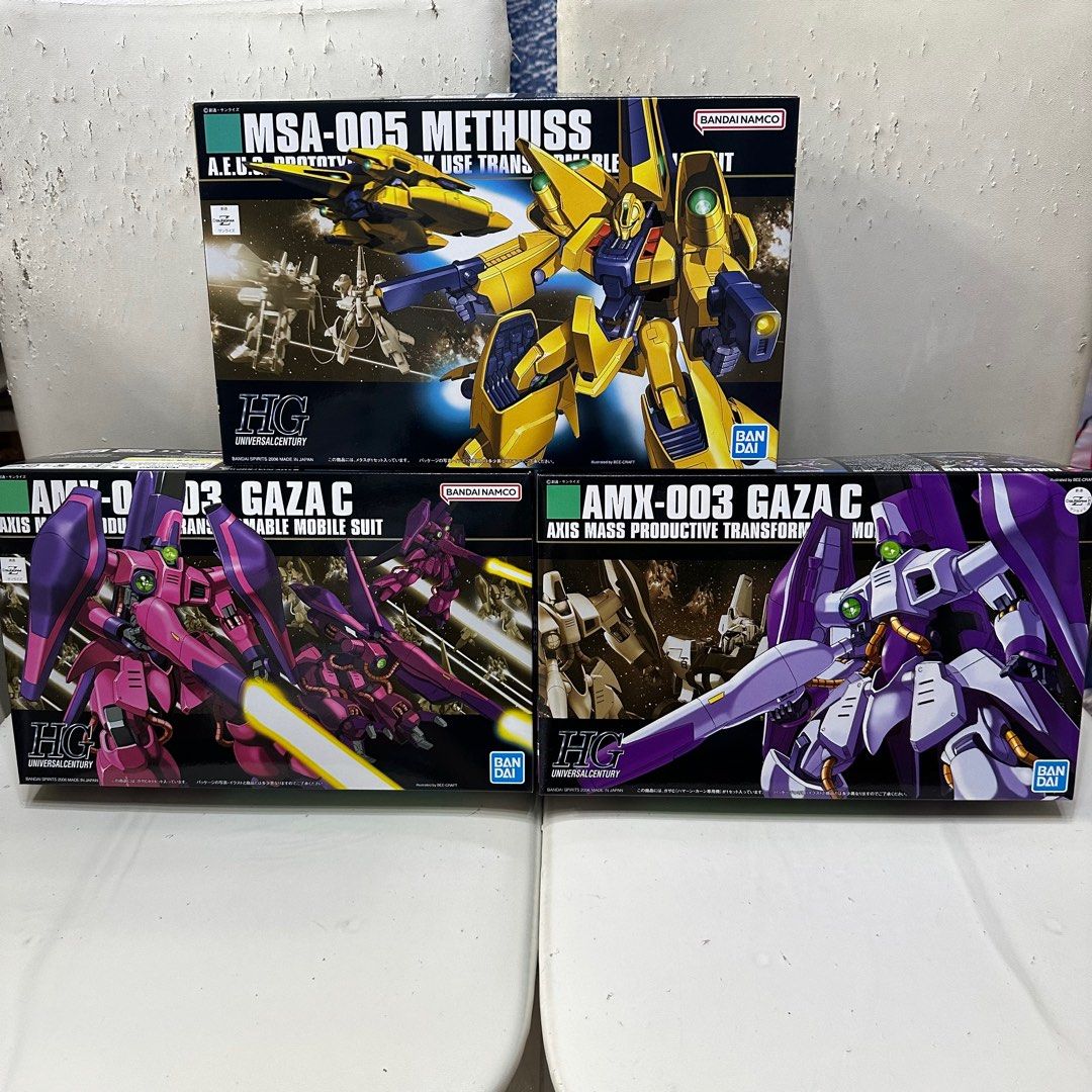 機動戰士高達HG GUNDAM 1/144 HG 1/144 GUNDAM HGUC Z GUNDAM MSA-005 METHUSS AMX ...