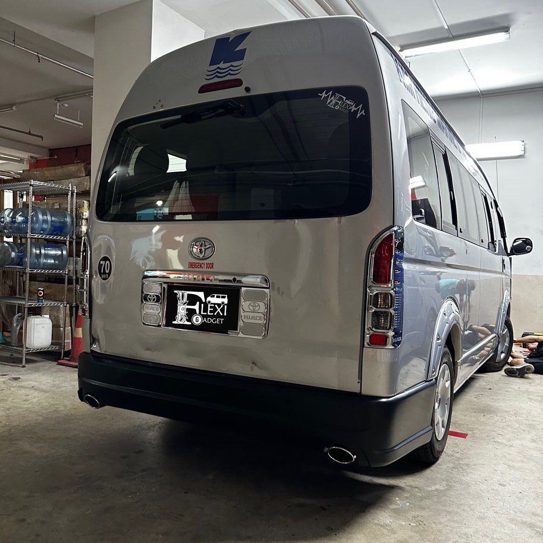 Hiace Rear Bumper Lip / Toyota Hiace Side Skirt / Hiace Accessories ...