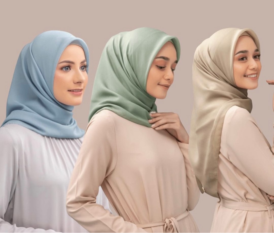 Hijab Segi Empat / Square Hijab / Square Tudung/Hijab Segi 4 / Muslimah ...
