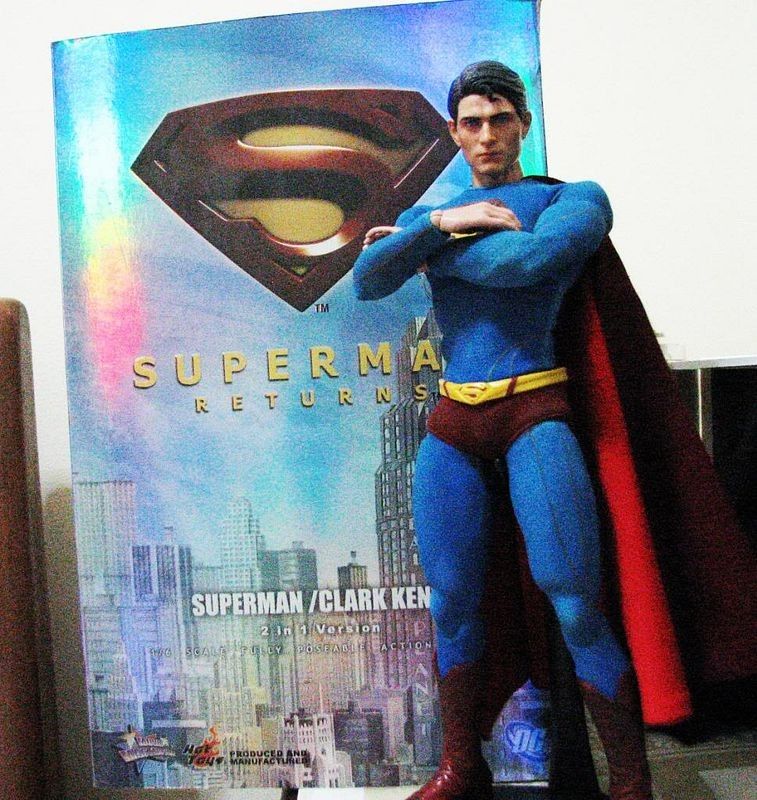 Hot toys superman return Brandon rough head sculpt, Hobbies & Toys ...