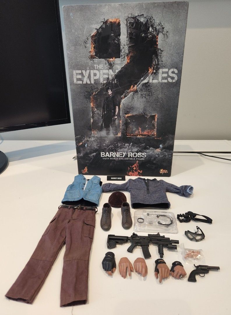 Hot toys The Expendables 2 accessories 1/6 Bernie Ross Sylvester ...
