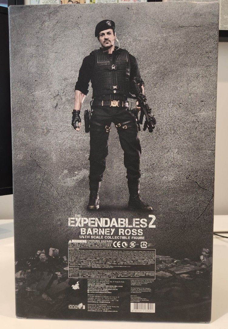 Hot toys The Expendables 2 accessories 1/6 Bernie Ross Sylvester ...