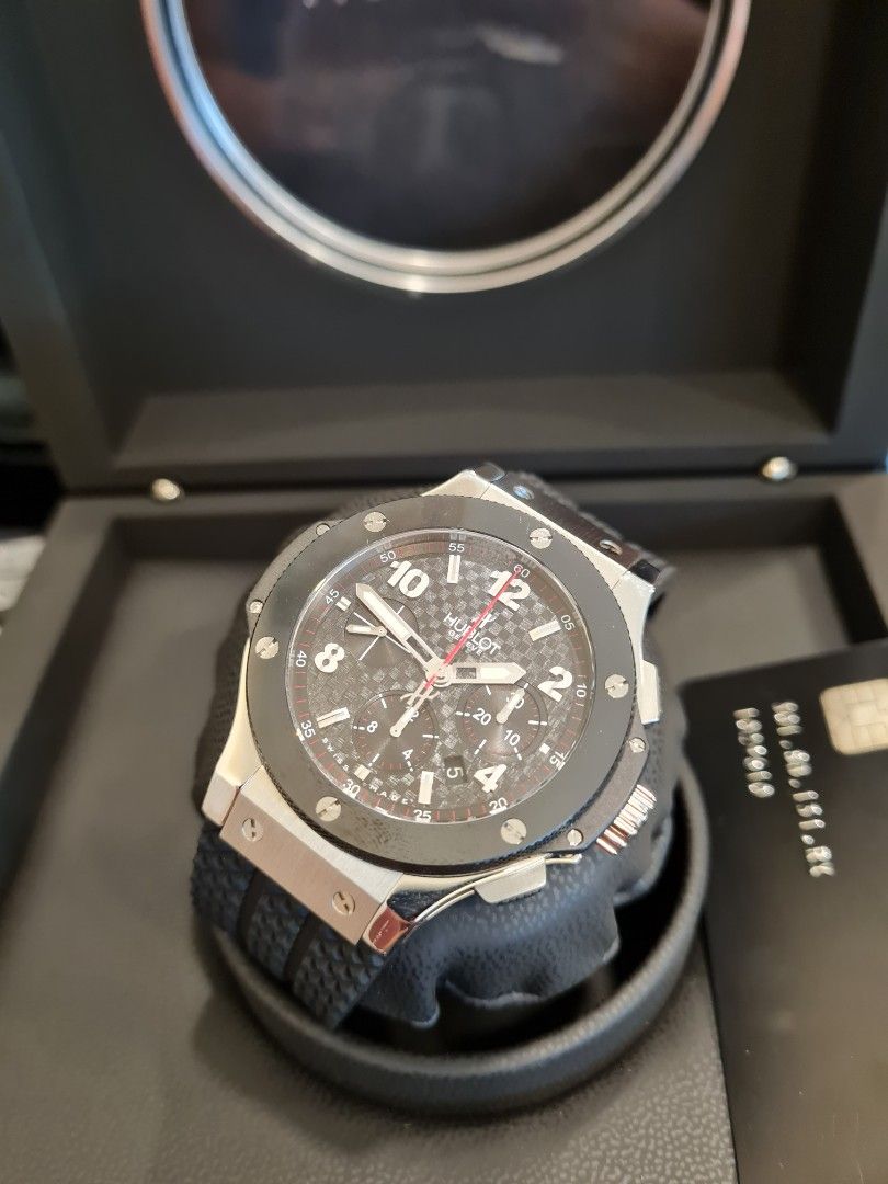 Hublot Chronograph Big Bang Full Set, Luxury, Watches on Carousell