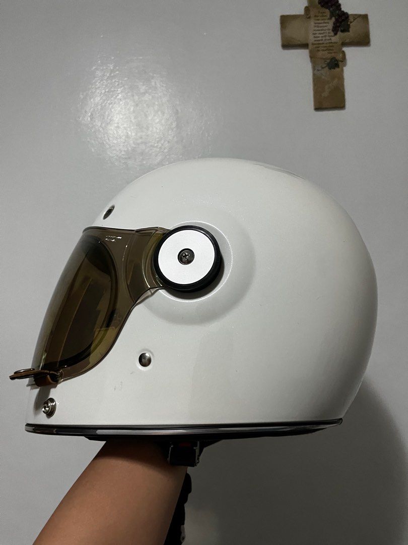 ID Helmet - Pearl White, Motorbikes, Motorbike Parts & Accessories ...