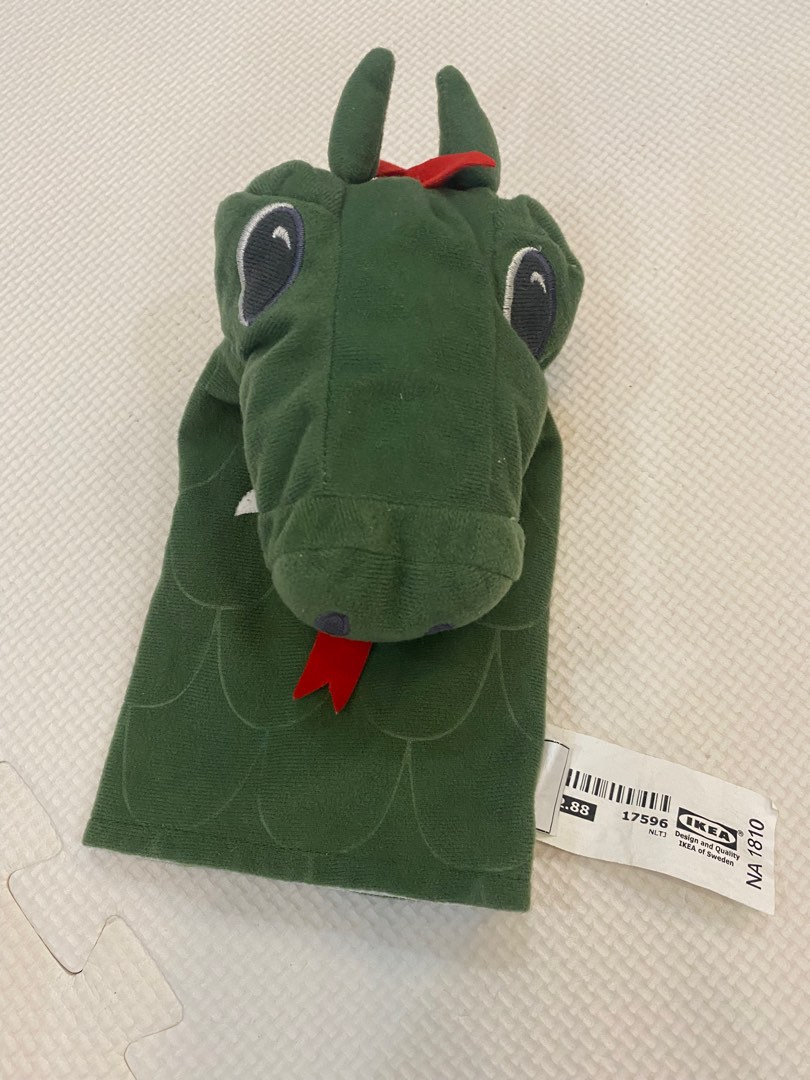 Ikea hand dragon puppet on Carousell