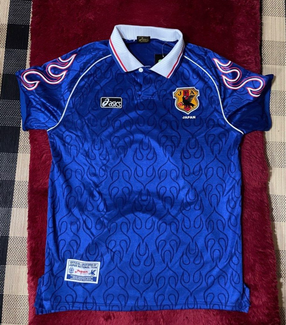 JAPAN Vintage Retro 1998 World Cup Home Jersey, Men's Fashion ...