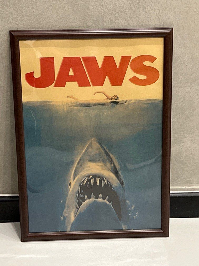 Jaws Poster, Furniture & Home Living, Home Decor, Frames & Pictures on ...