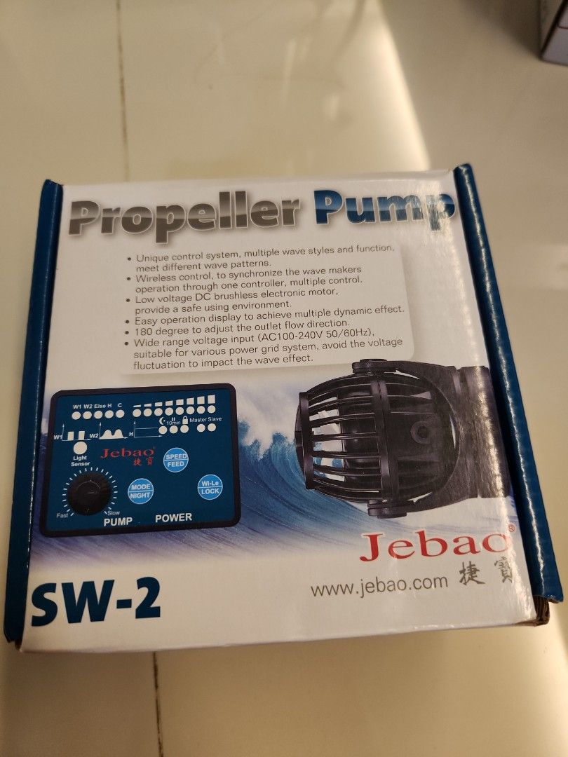 Jebao Wavemaker SW2, Pet Supplies, Homes & Other Pet Accessories on Carousell