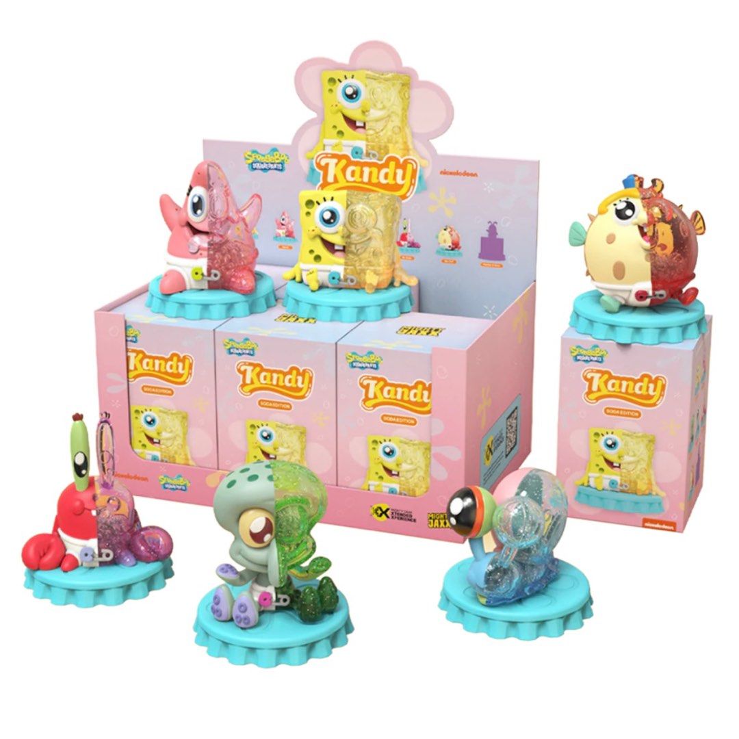 Kandy x Spongebob Blindbox, Hobbies & Toys, Toys & Games on Carousell
