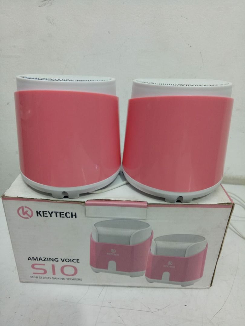 KEYTECH S10 DEKSTOP SPEAKER WHITE on Carousell