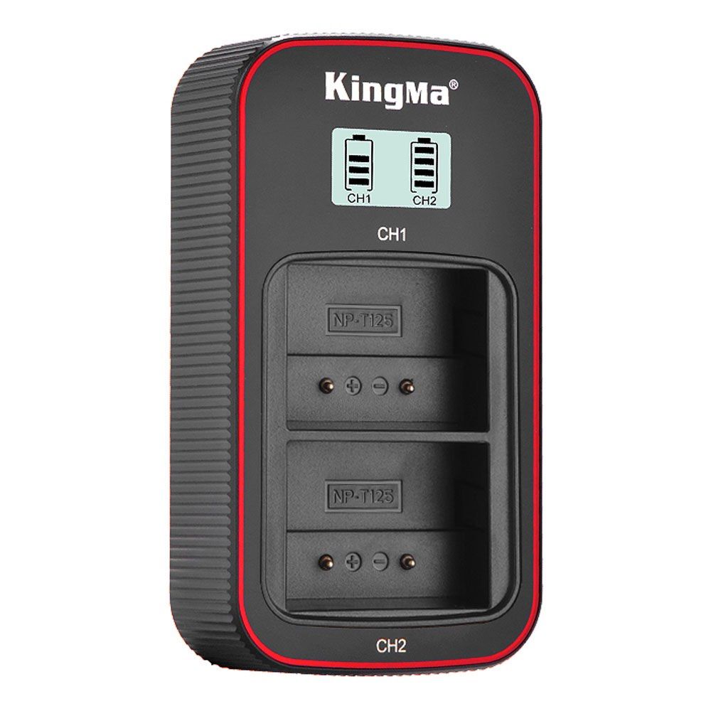 [Kingma] NP-T125 Dual Slot Super Fast USB Type-C Charger with LCD ...
