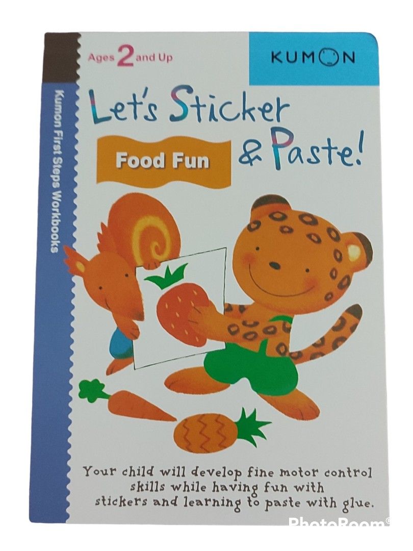 Kumon Activity Books Let's sticker and Paste, Hobbies & Toys, Books ...