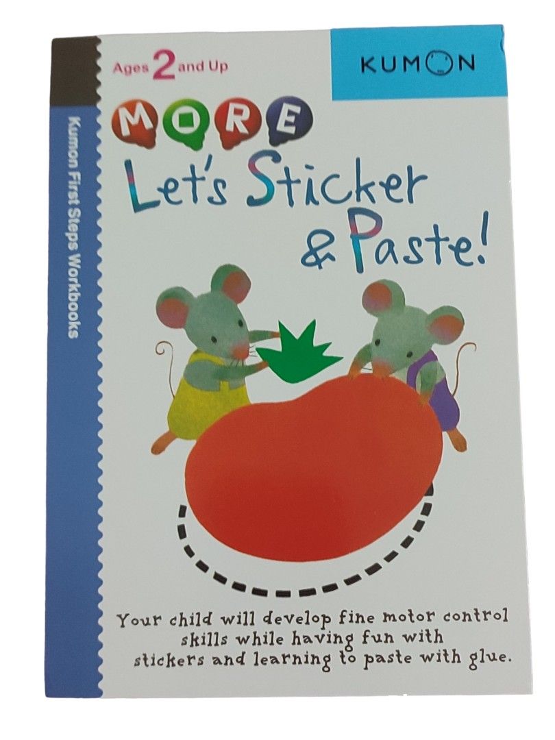 Kumon Activity Books Let's sticker and Paste, Hobbies & Toys, Books ...