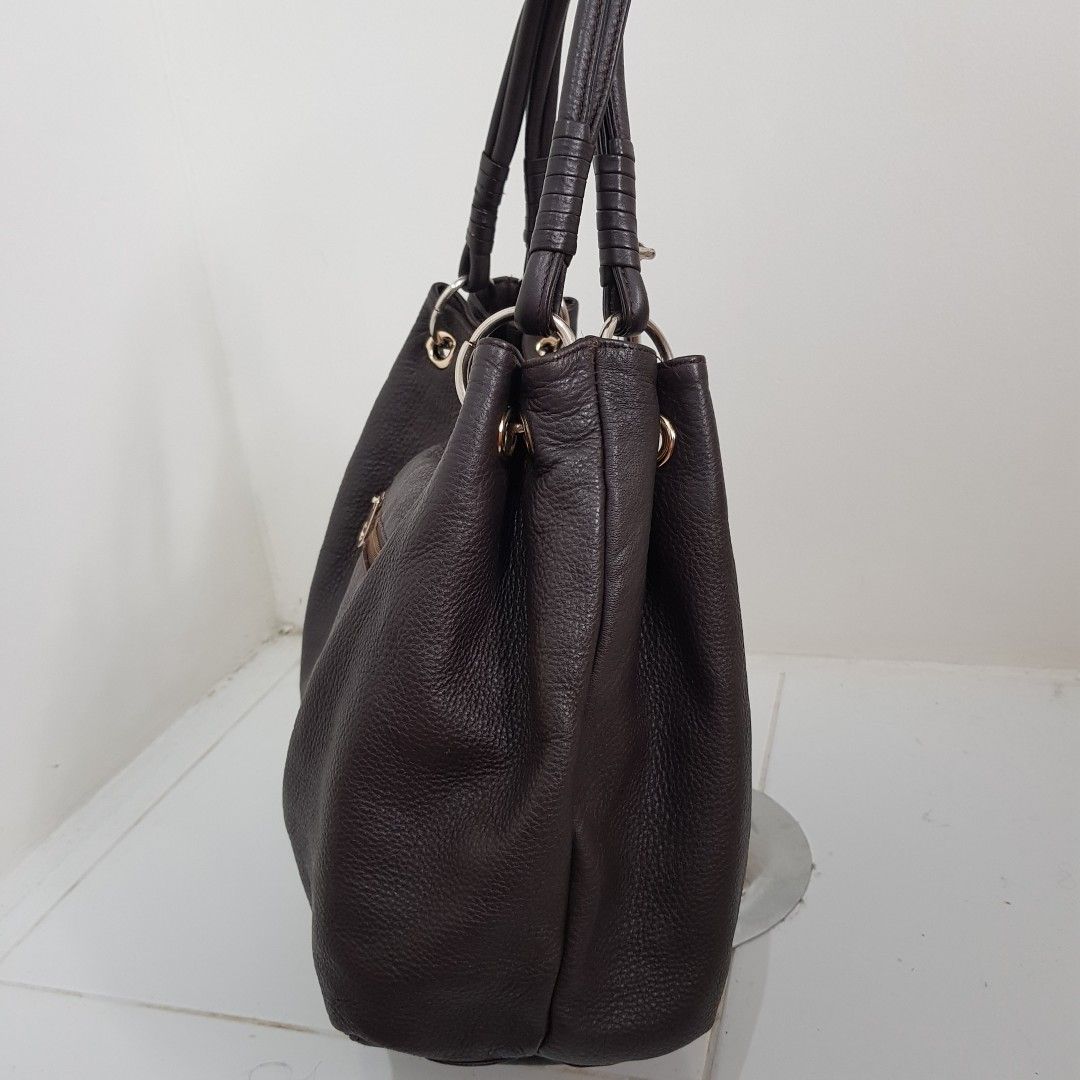 KYLIE Hobo Bag Kulit Asli (kulas) Preloved (PL), Fesyen Wanita, Tas ...