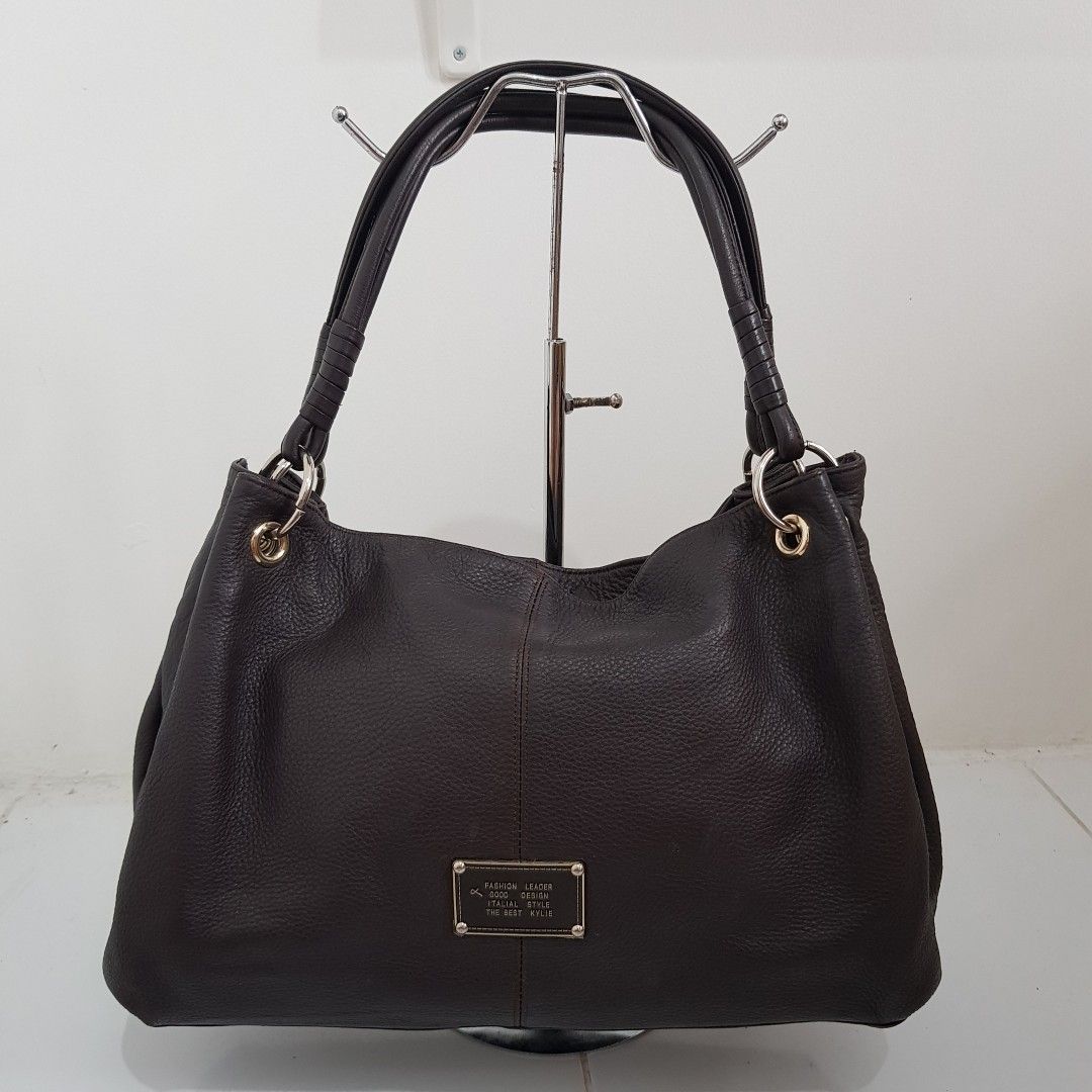KYLIE Hobo Bag Kulit Asli (kulas) Preloved (PL), Fesyen Wanita, Tas ...