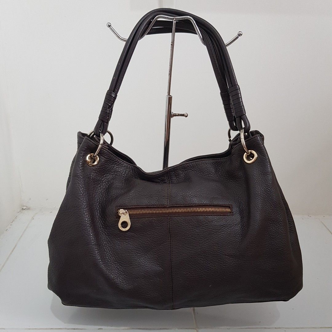 KYLIE Hobo Bag Kulit Asli (kulas) Preloved (PL), Fesyen Wanita, Tas ...