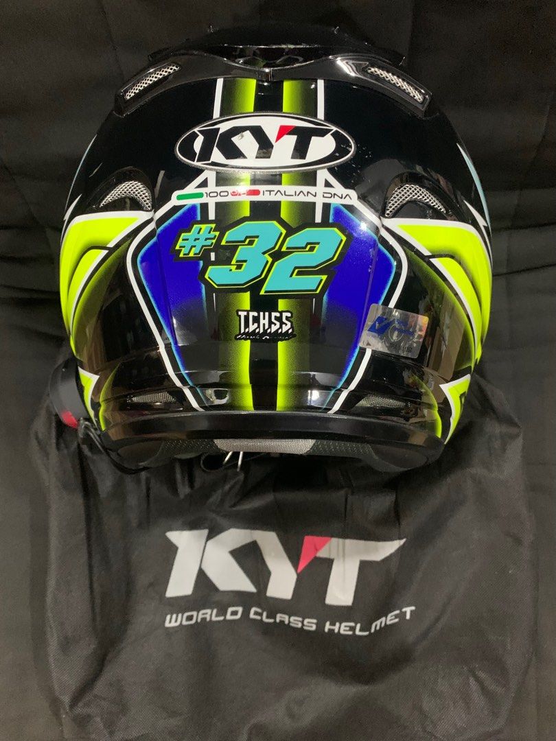 KYT Helmet Size L With the New Bluetooth intercom ( PSB Approved ...