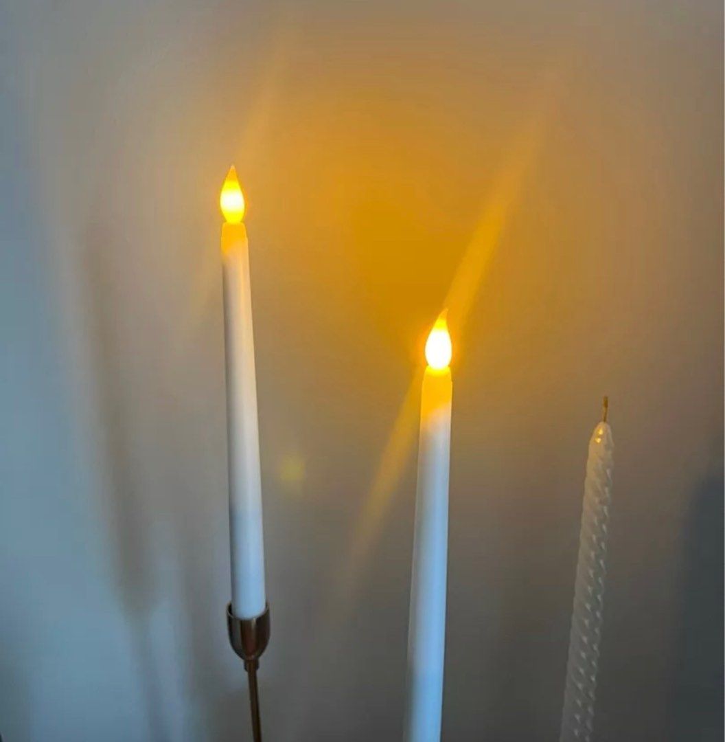 LED Long Candle, Furniture & Home Living, Home Decor, Vases ...