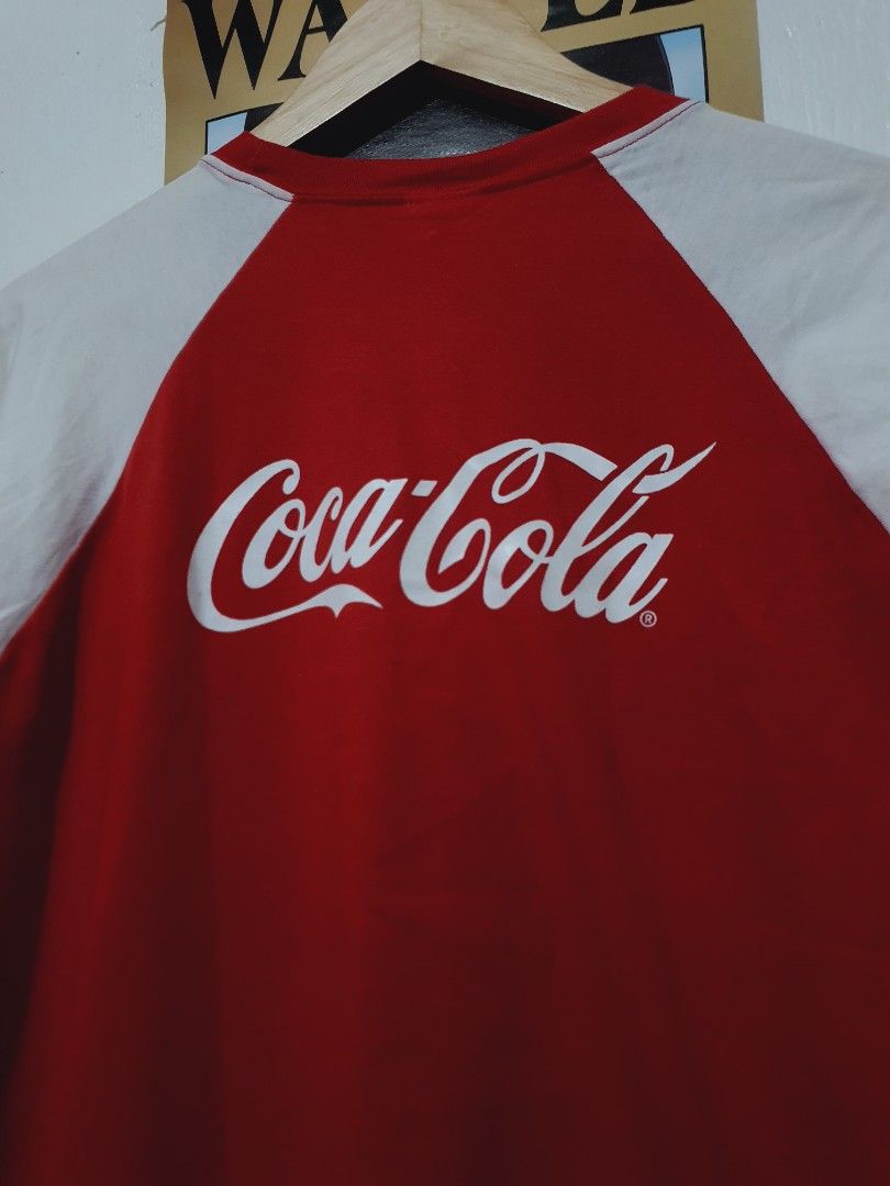 Legit Coca-Cola Merch 3/4 Shirt, Men's Fashion, Tops & Sets, Tshirts ...