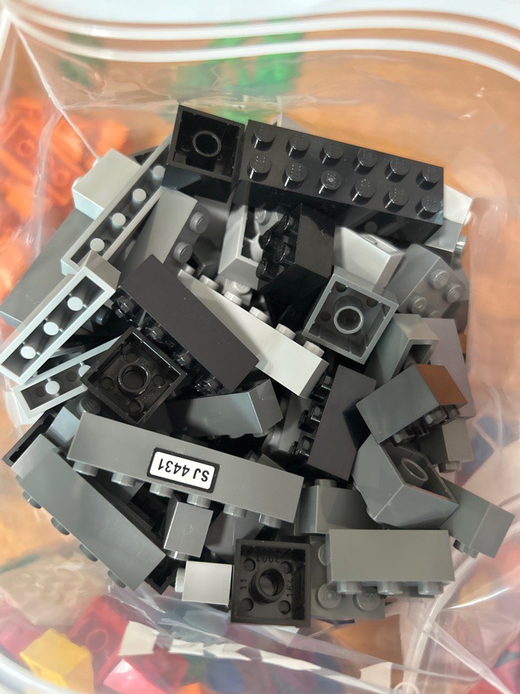 Lego grey/black bricks, Hobbies & Toys, Toys & Games on Carousell