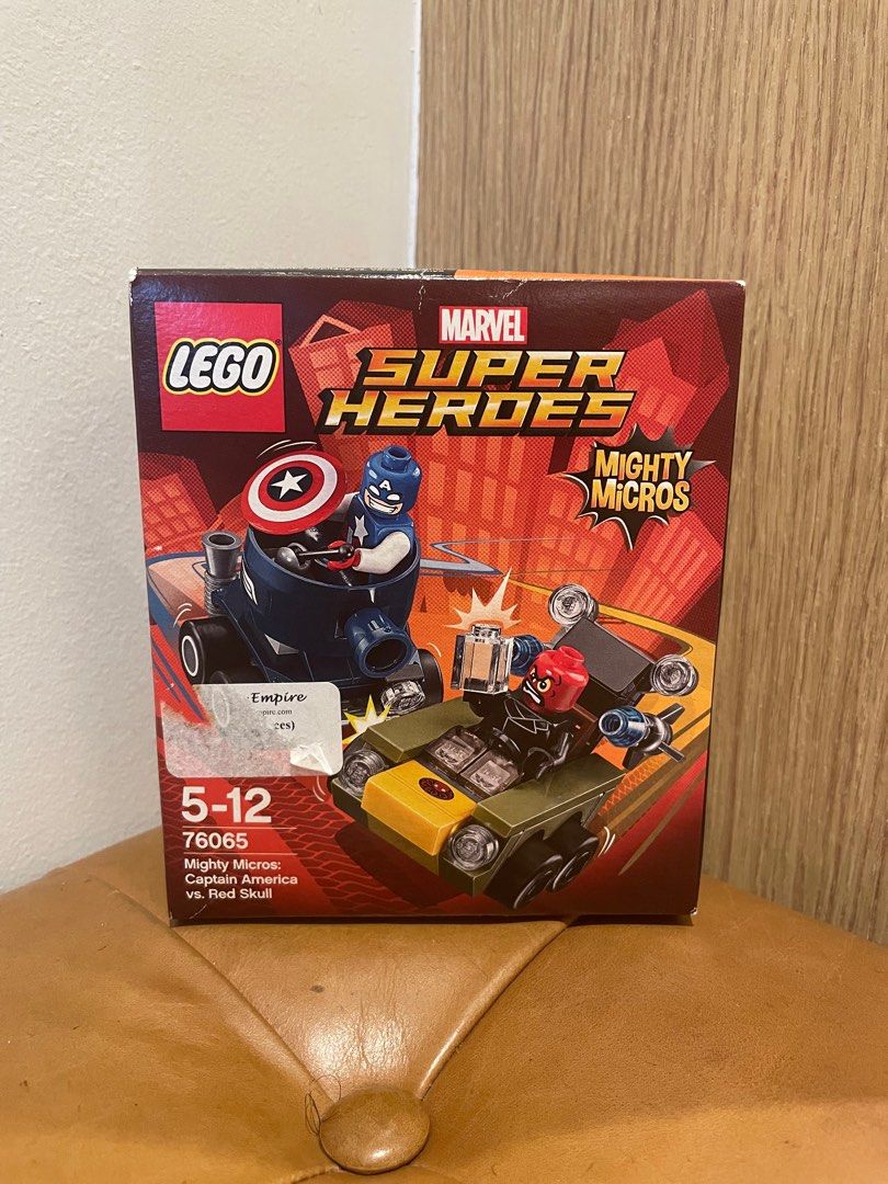 LEGO Mighty Micros Marvel Superheroes Captain America vs Red Skull ...