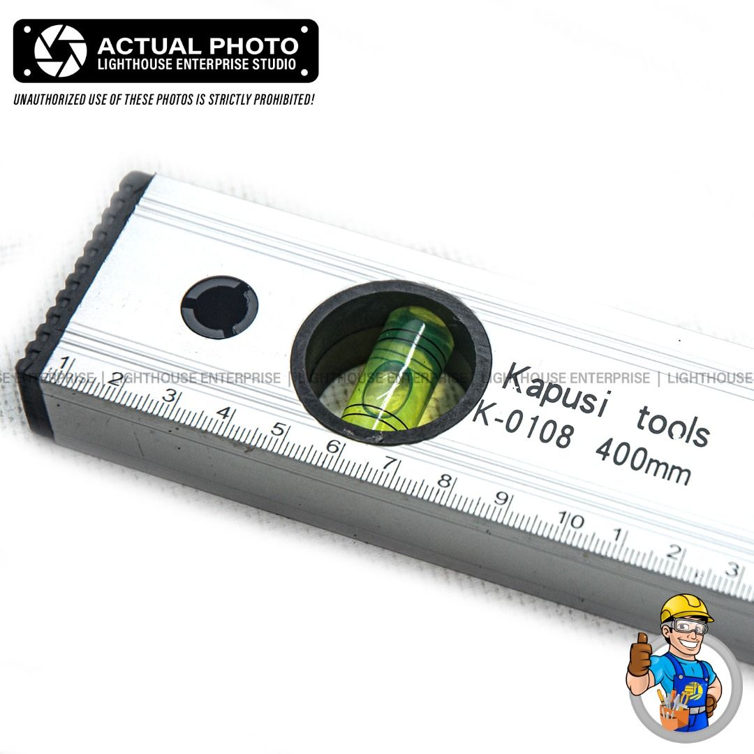 LIGHTHOUSE 400mm Aluminum Magnetic Level Ruler / Spirit Level Bar (LB ...