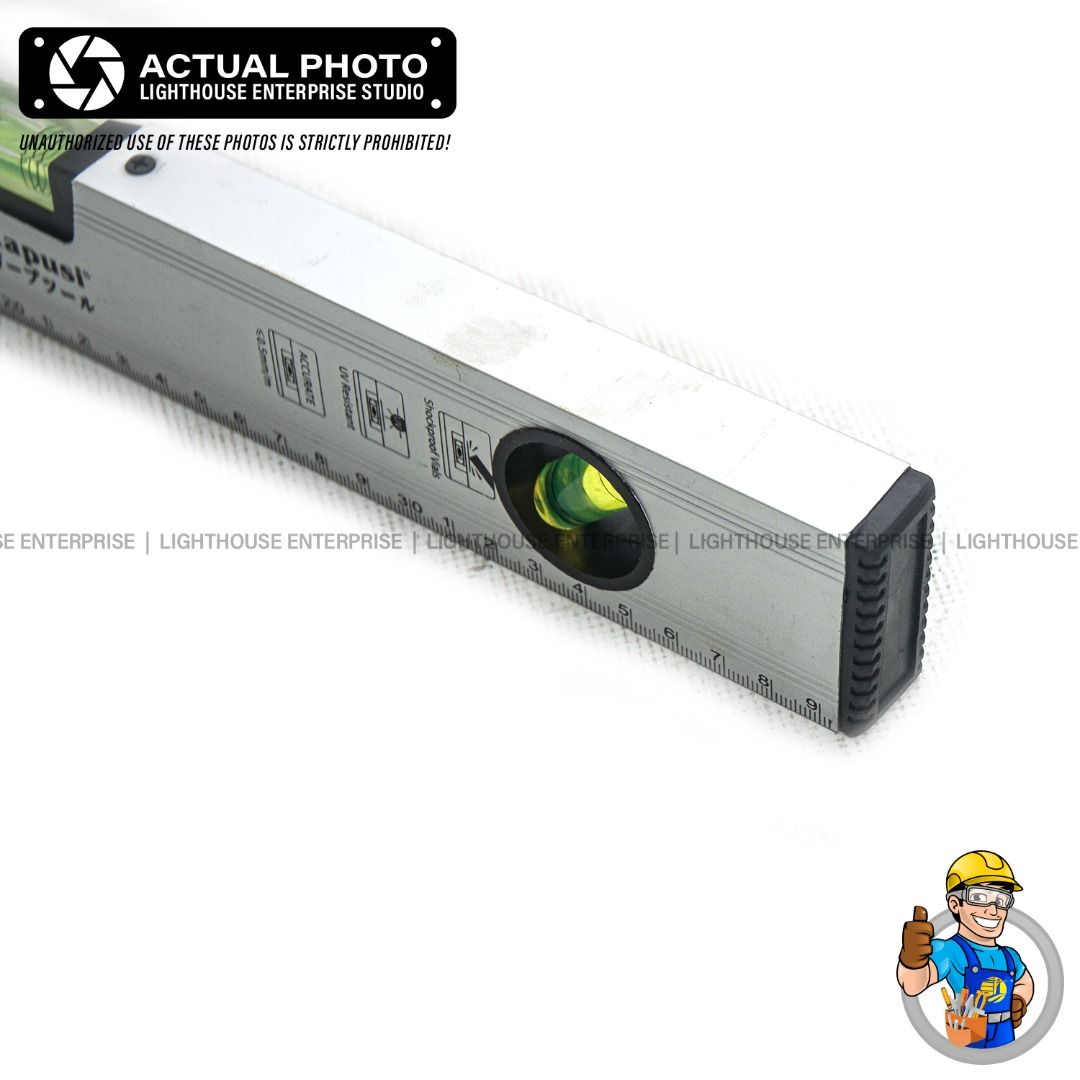LIGHTHOUSE 400mm Aluminum Magnetic Level Ruler / Spirit Level Bar (LB ...