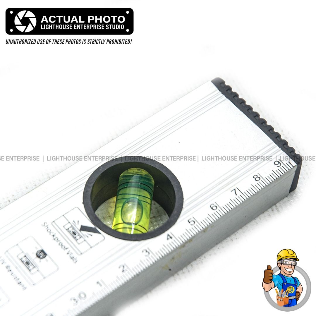 LIGHTHOUSE 400mm Aluminum Magnetic Level Ruler / Spirit Level Bar (LB ...